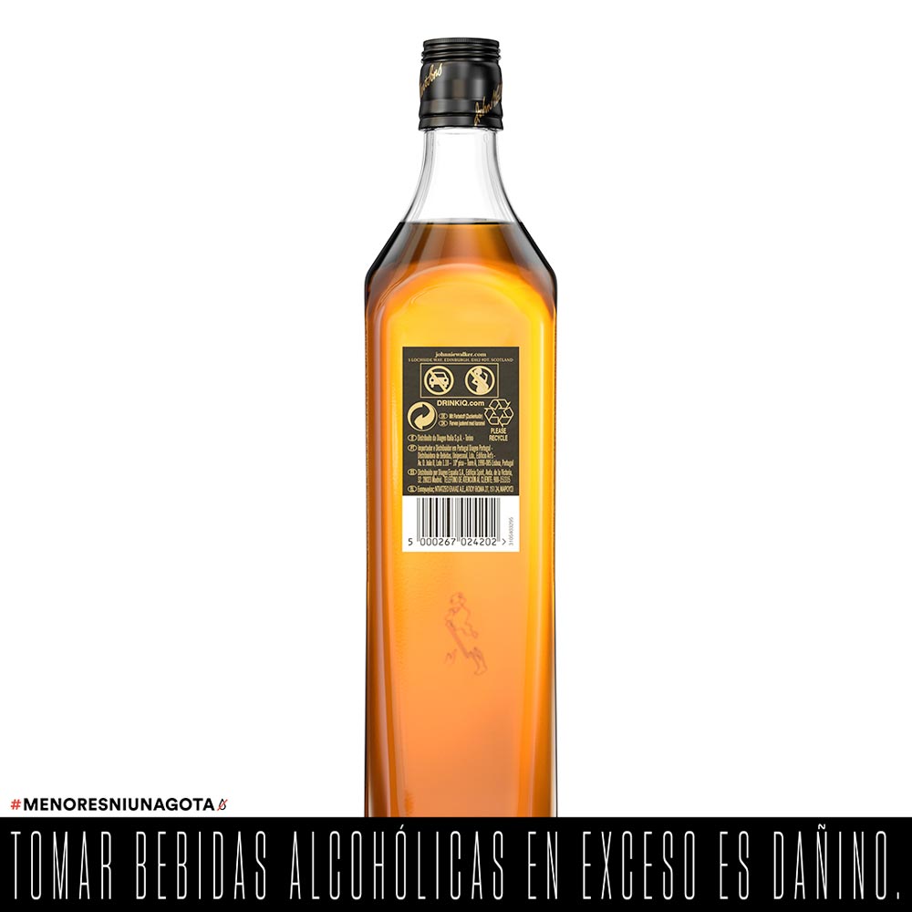 Whisky JOHNNIE WALKER Black Label Botella 750ml | plazaVea - plazaVea