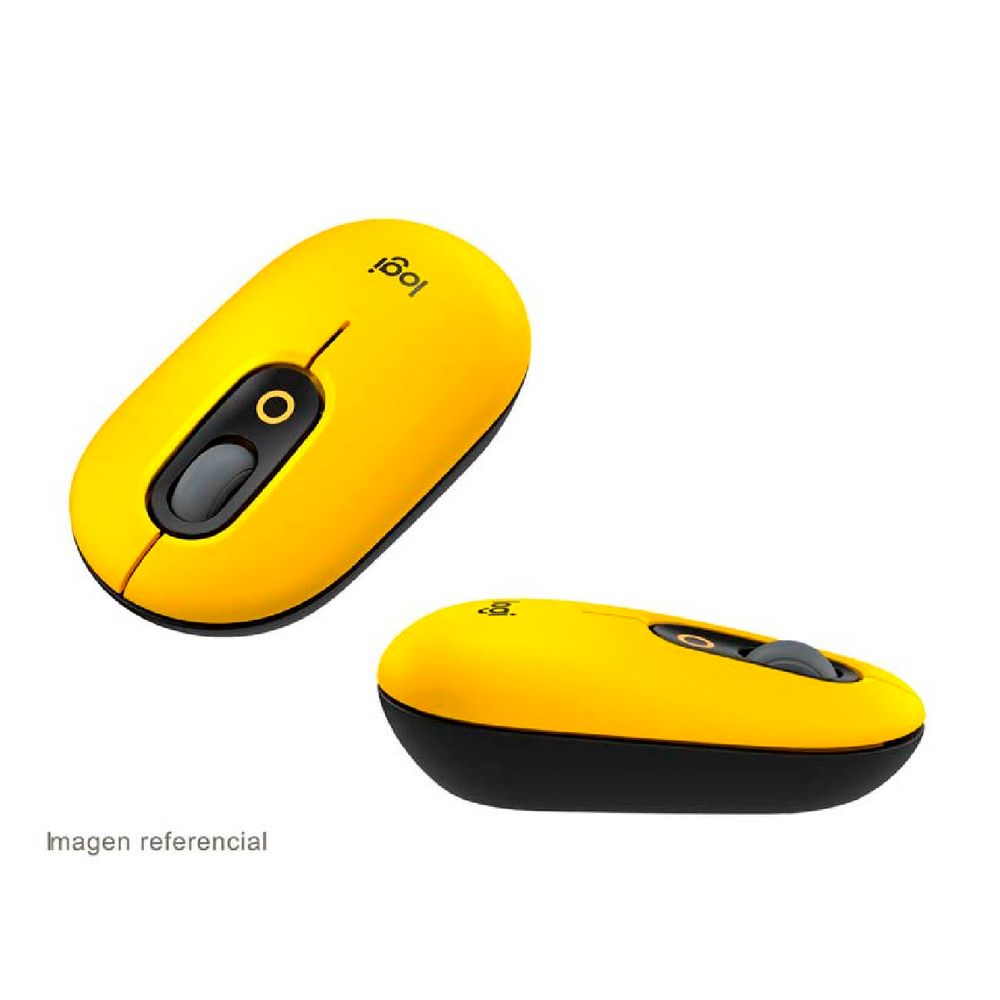 Mouse Logitech POP Wireless Black Yellow | plazaVea - plazaVea