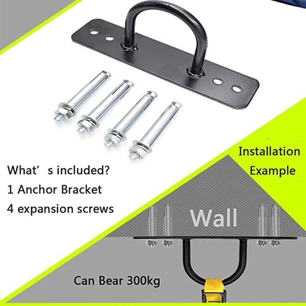 Soporte de Anclaje para Pared Techo Rack Bandas de Suspensión Anillos ...