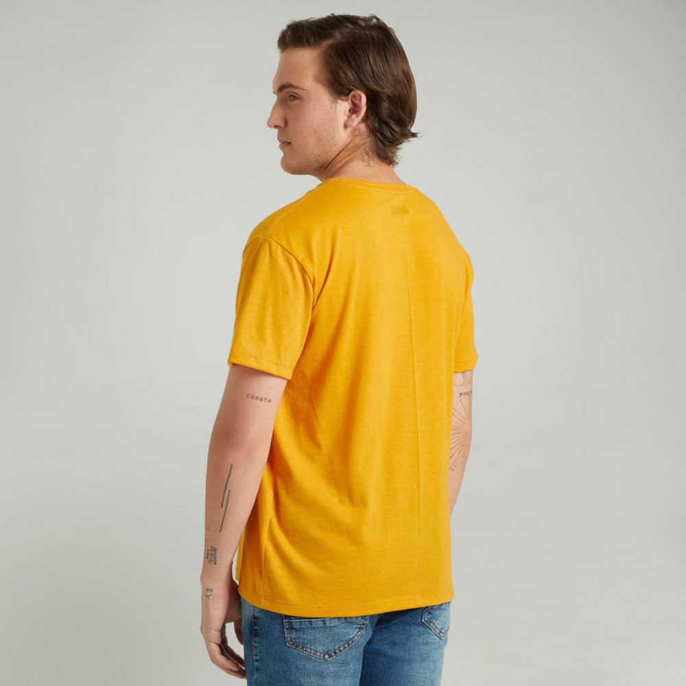 Polo Amc Basico Ladrillo Mostaza Hombre | plazaVea - Supermercado