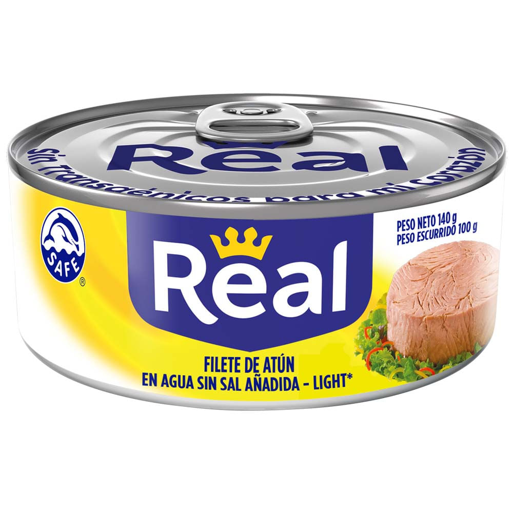 Filete de Atún Light REAL Lata 140g | plazaVea - Supermercado