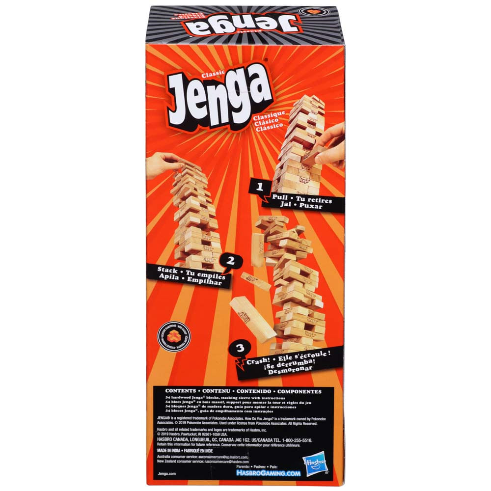 Juego de Mesa HASBRO GAMING Jenga | plazaVea - Supermercado