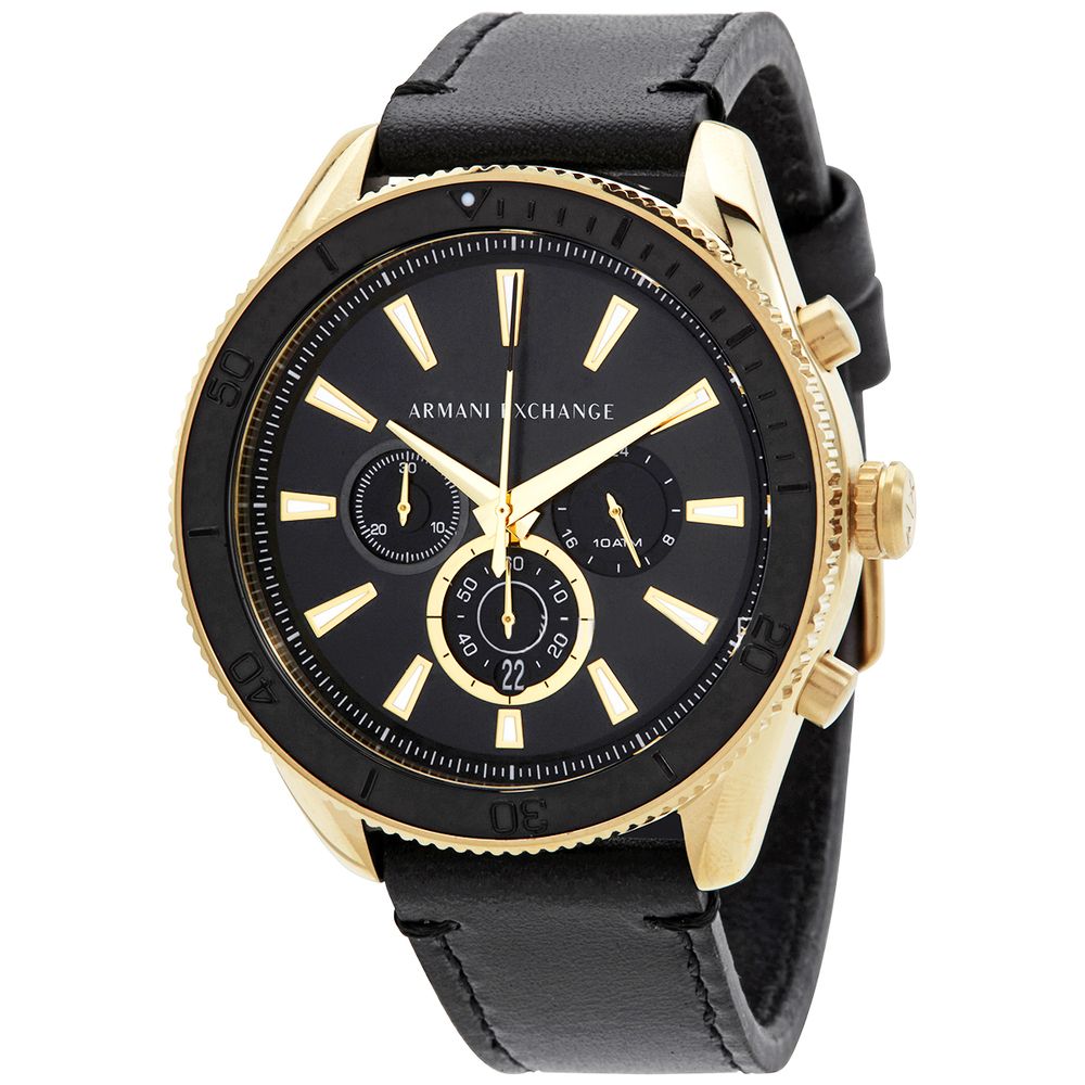 Reloj Armani Exchange Enzo AX1818 Fecha Cronómetro Correa de Cuero ...