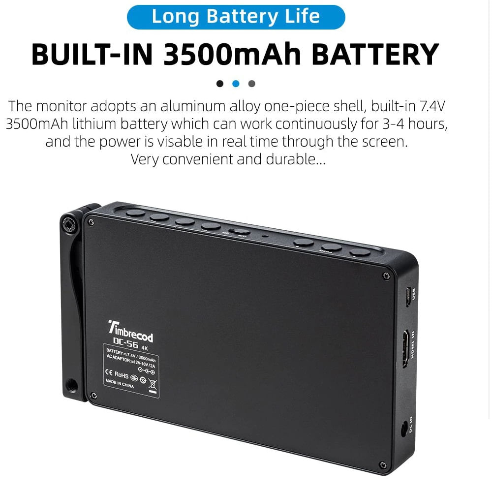 MONITOR TIMBRECOD DC-56 TACTIL 5.5" | plazaVea - plazaVea