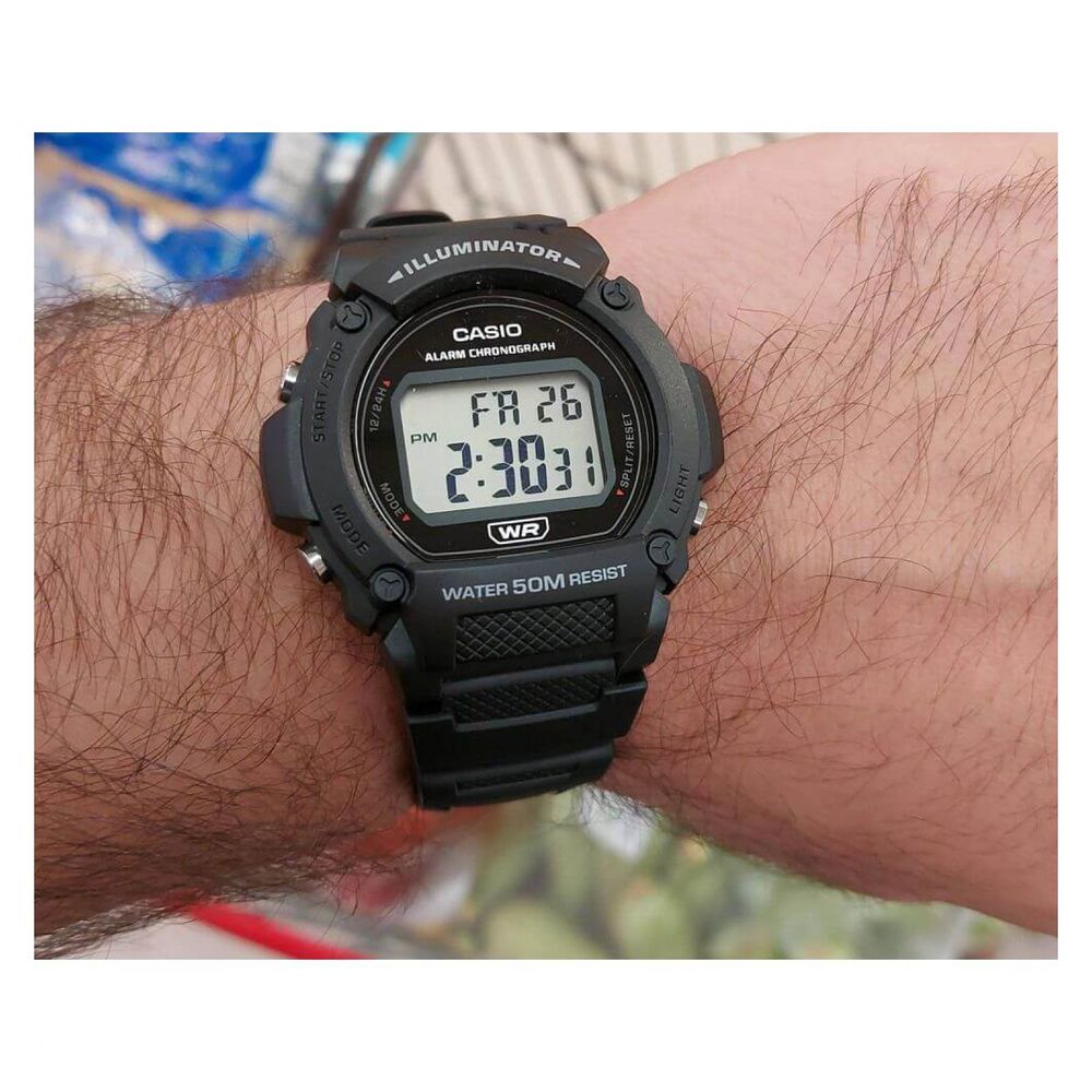 Reloj Casio W219h-1avdf Negro Hombre | plazaVea - Supermercado