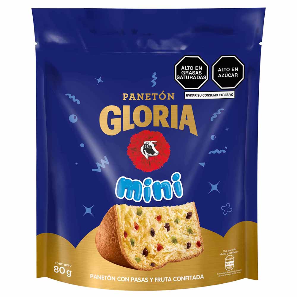 Mini Panetón GLORIA Bolsa 80g | plazaVea - Supermercado