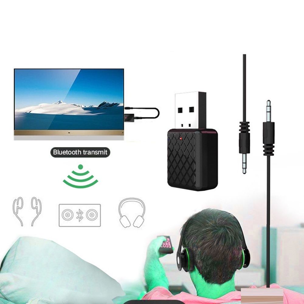 Transmisor de Audio Bluetooth 5.0 con Conexión Auxiliar | plazaVea ...