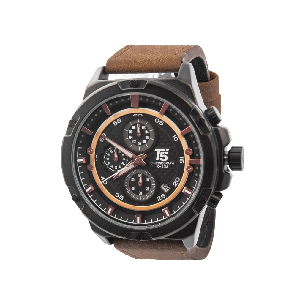 Reloj T5 HG3478G Acuático Cronógrafo Color Marrón | plazaVea - Supermercado