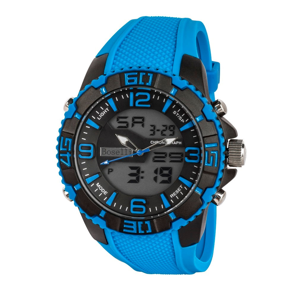 Reloj Boselli B116 Acuático Doble Hora Color Azul | plazaVea - plazaVea