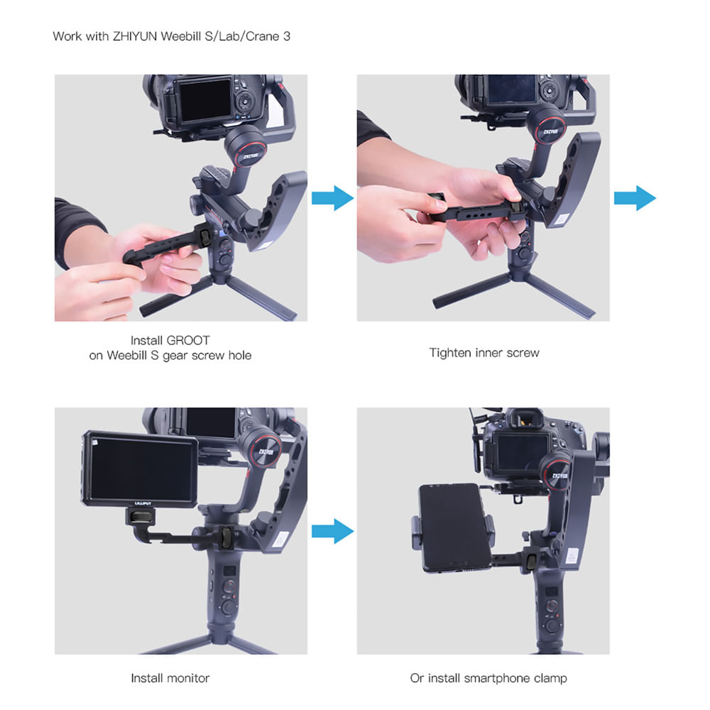 Estabilizador de cardán D7956 Negro | plazaVea - plazaVea