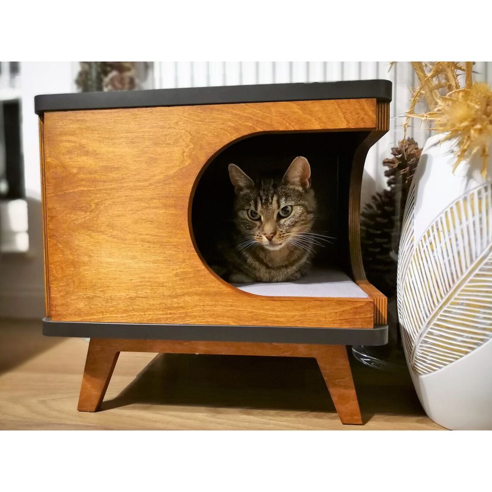 Velador/Cama para Mascota Penny Marrón 40cm | plazaVea - plazaVea