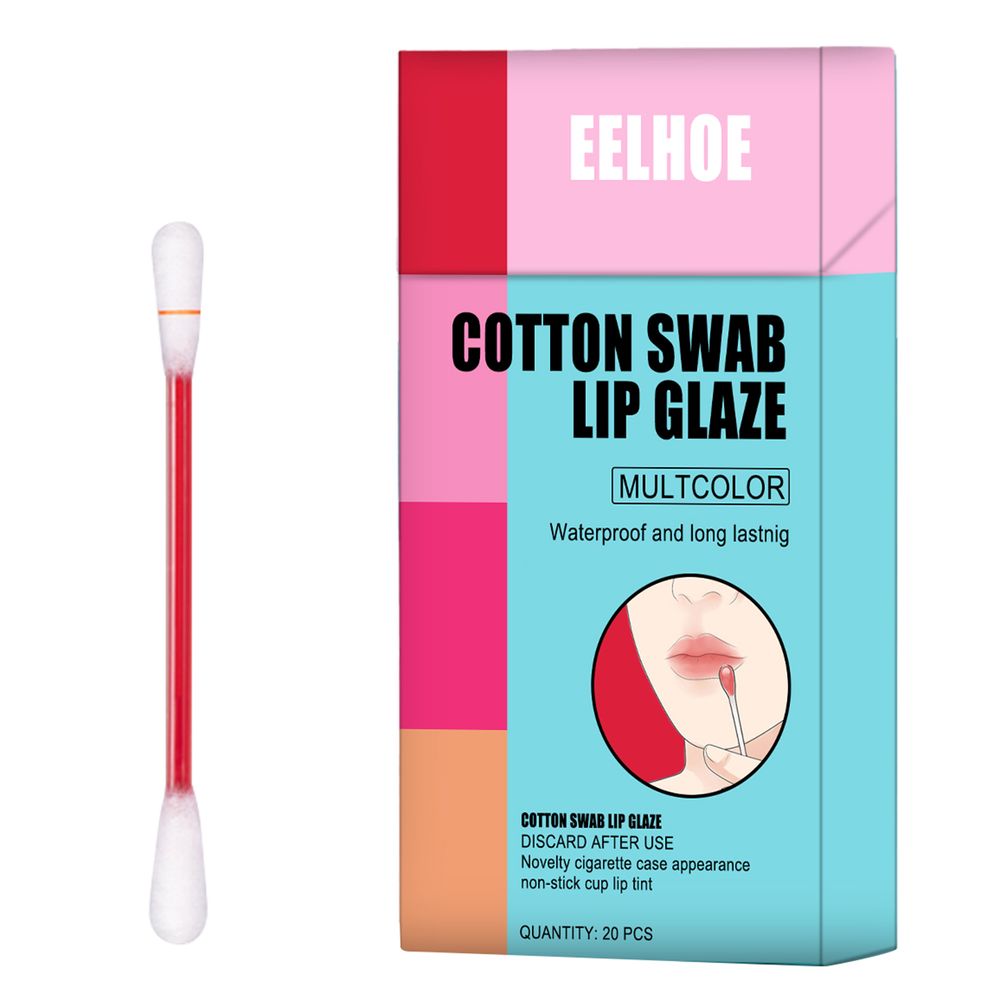 Hisopos de algodón esmalte de labios 20 unids EELHOE W16560R | plazaVea ...