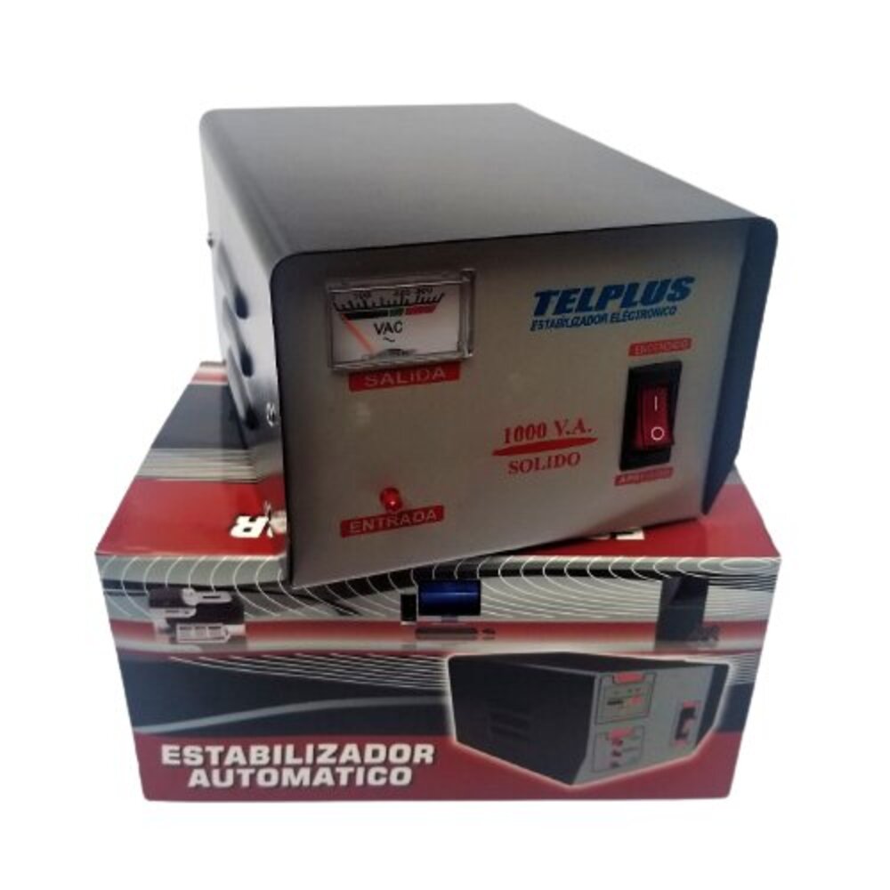 Estabilizador Telplus Sólido 1000VA 4 Tomas Modelo CTR-H04 | plazaVea ...