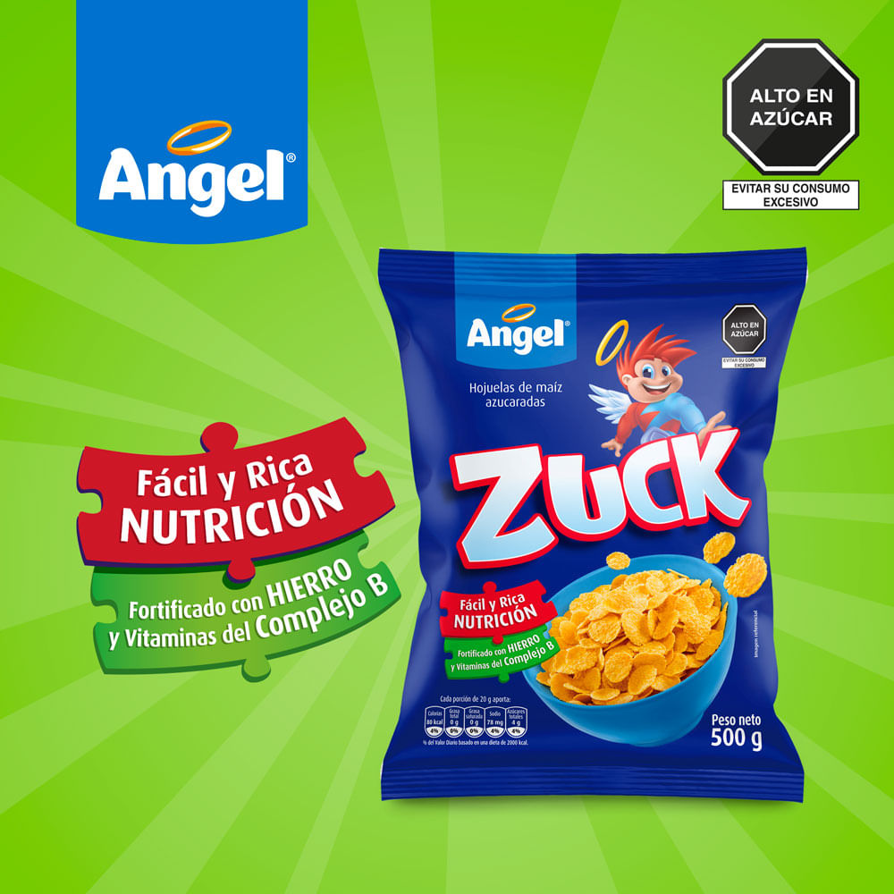 Cereal ANGEL Hojuelas de maíz azucaradas Bolsa 500Gr | plazaVea - plazaVea