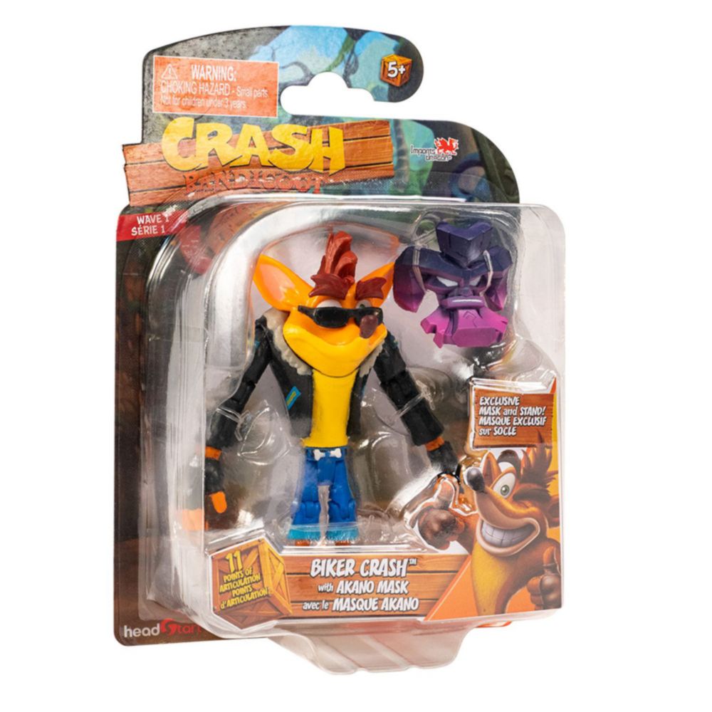 Figura Crash Biker Con Máscara Akano | plazaVea - plazaVea