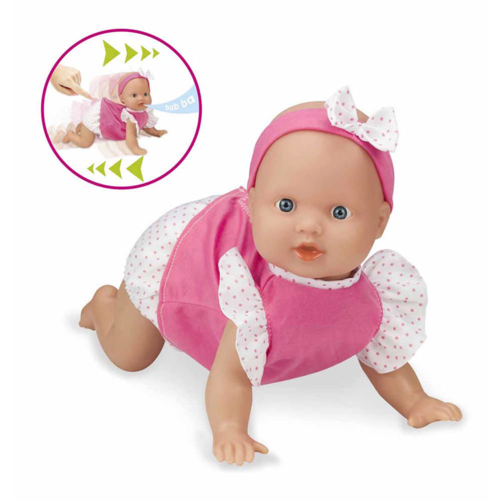 Muñeca Loko Toys 41 Cm Bebe Gatea Con Sonidos | plazaVea - plazaVea