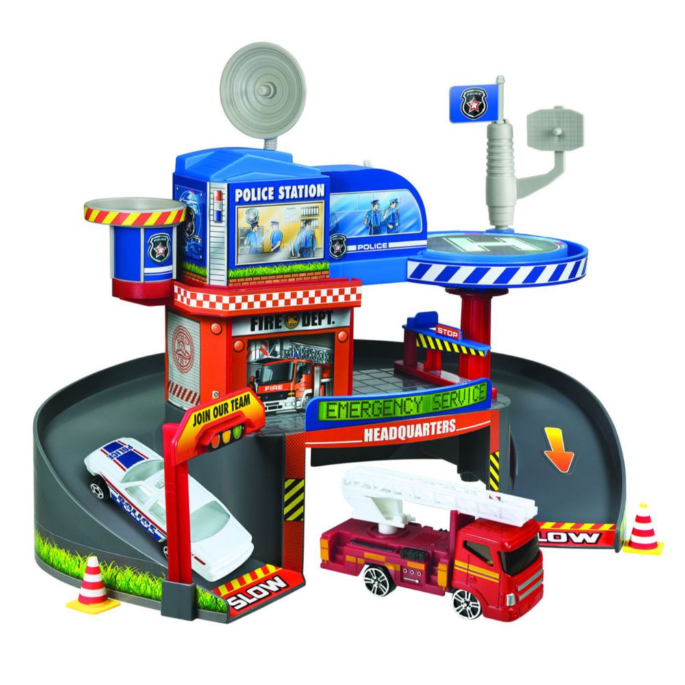 Set De Juego Express Wheels Emergencia Metro Town Con 17 Piezas ...
