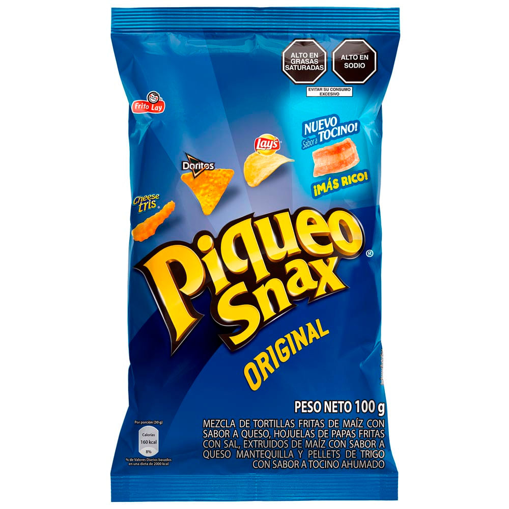 Snacks de Papa Maíz y Trigo PIQUEO SNAX Bolsa 100g | plazaVea ...