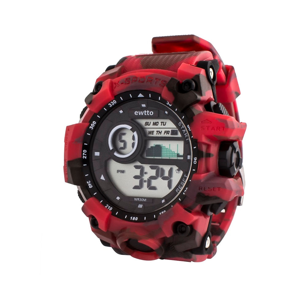 Reloj Ewtto ET-K6339BM Digital Color Cardenal | plazaVea - Supermercado