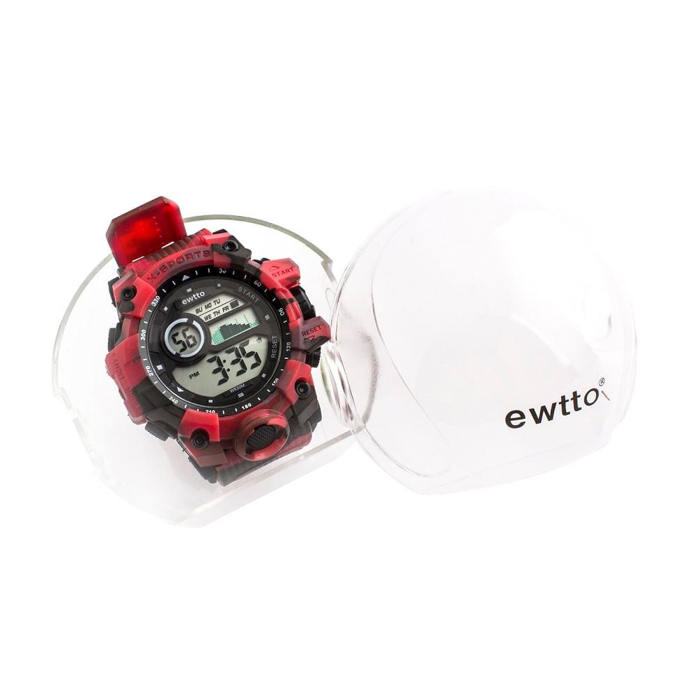 Reloj Ewtto ET-K6339BM Digital Color Cardenal | plazaVea - Supermercado