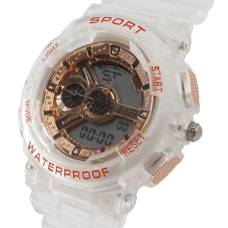 Reloj Ewtto ET-K6925Q Digital Color Blanco con Oro Rosa | plazaVea ...