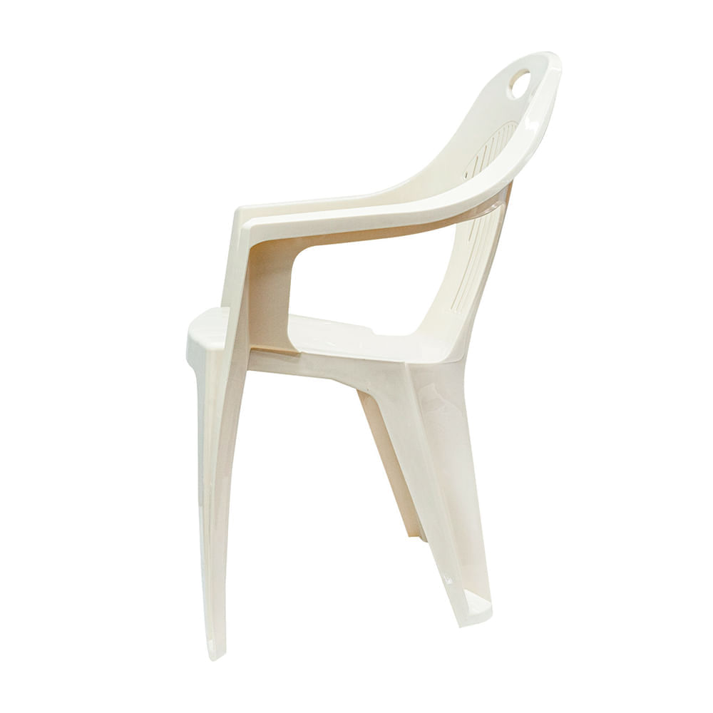 Silla con brazos Arlet Crema | plazaVea - plazaVea