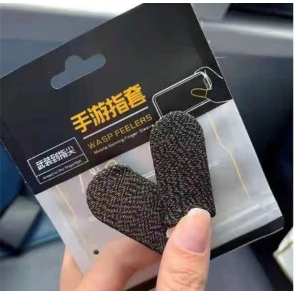 Dedales Mangas Guantes Grips Antisudor Dedos Gamer Negro | plazaVea ...