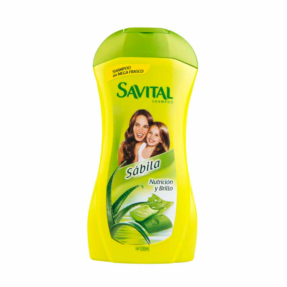 Shampoo SAVITAL Sábila Frasco 530ml - Supermercado