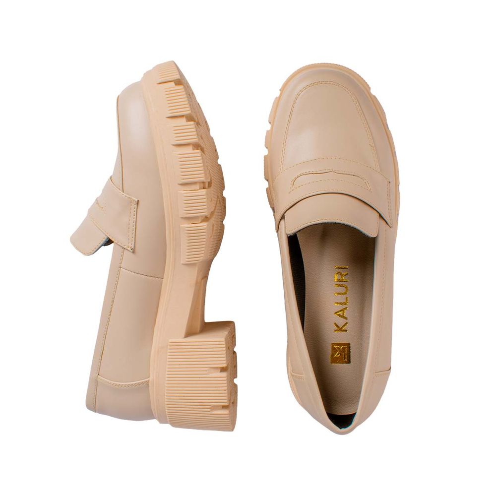 Mocasines Kaluri FS-498 Crema | plazaVea - Supermercado
