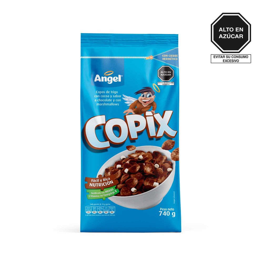 Cereal ÁNGEL Copix Chocolate Doypack 740g | plazaVea - Supermercado