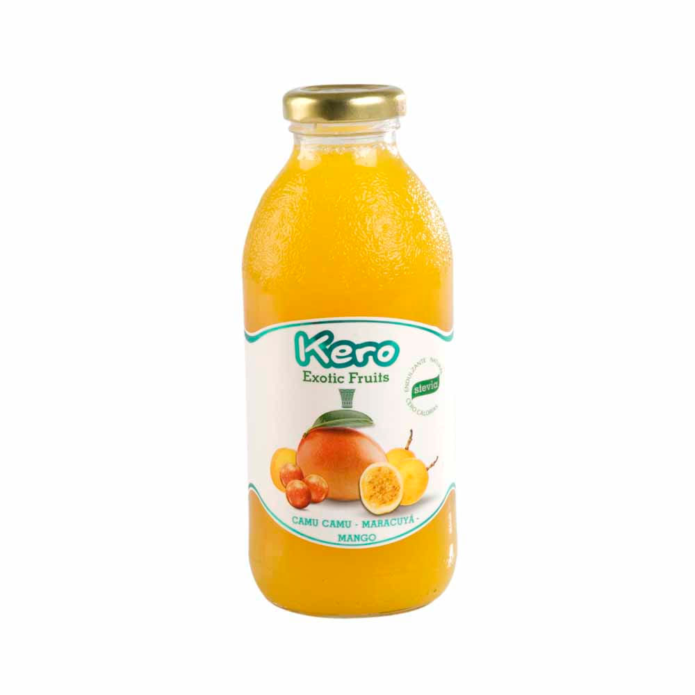 Jugo de Fruta KERO Mango y Maracuyá Botella 475ml - Supermercado