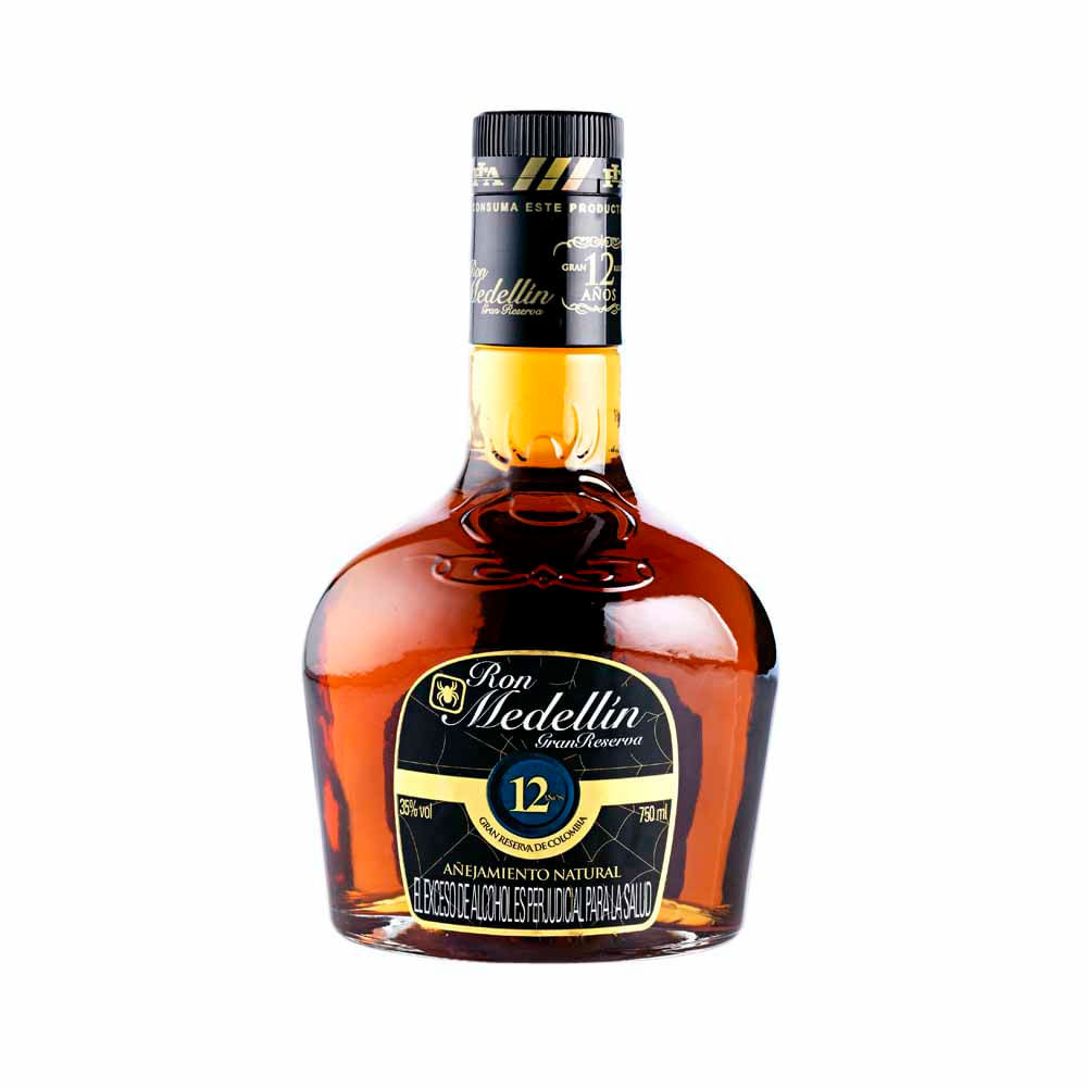 Ron MEDELLÍN Extra Añejo 12 Años Botella 750ml - Supermercado