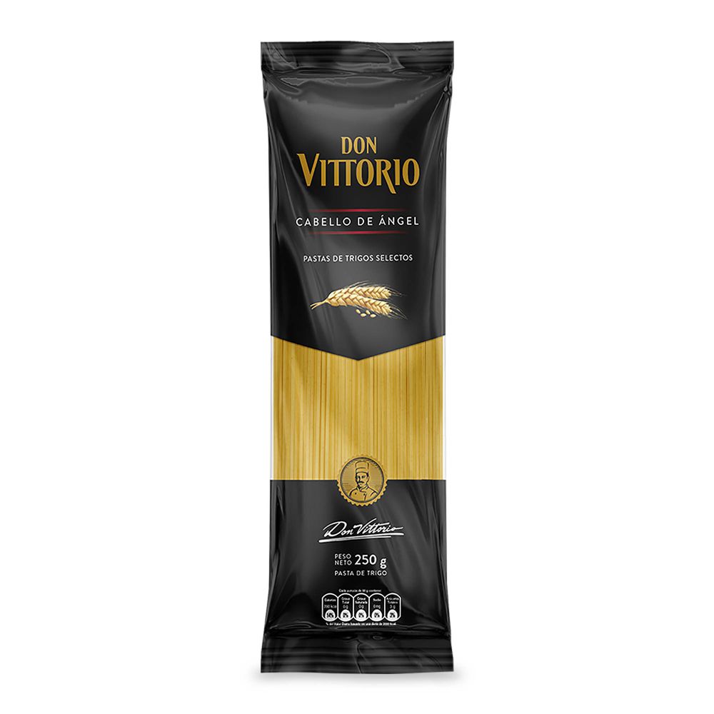 Fideos DON VITTORIO Cabello de Ángel Bolsa 250g | plazaVea - Makro
