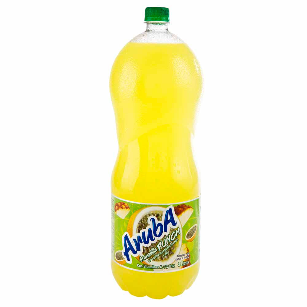 Refresco ARUBA Granadilla Punch Botella 3L | plazaVea - Supermercado