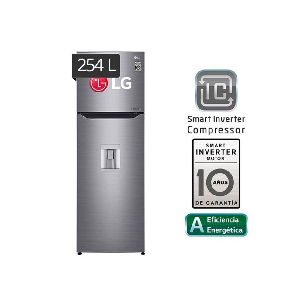 Refrigeradora Lg Top Freezer Gt29Wppdc 254L | plazaVea - plazaVea