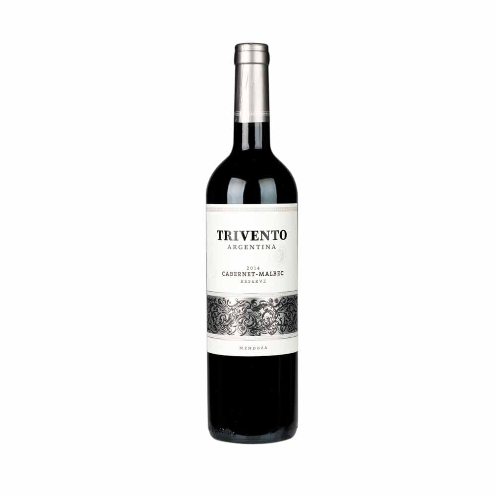 Vino TRIVENTO Cabernet Malbec Reserve Botella 750ml - Supermercado
