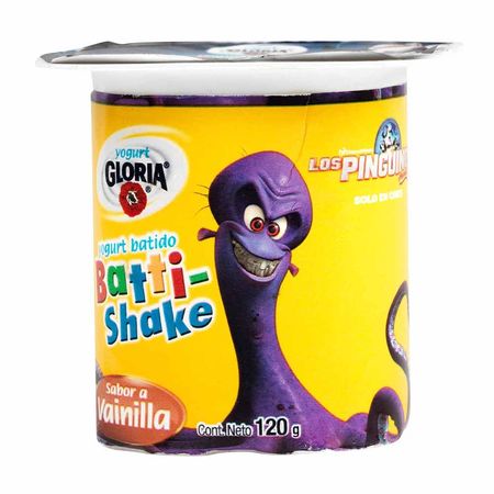 Yogurt GLORIA Batti Shake Vainilla Vaso 120g | plazaVea - Supermercado