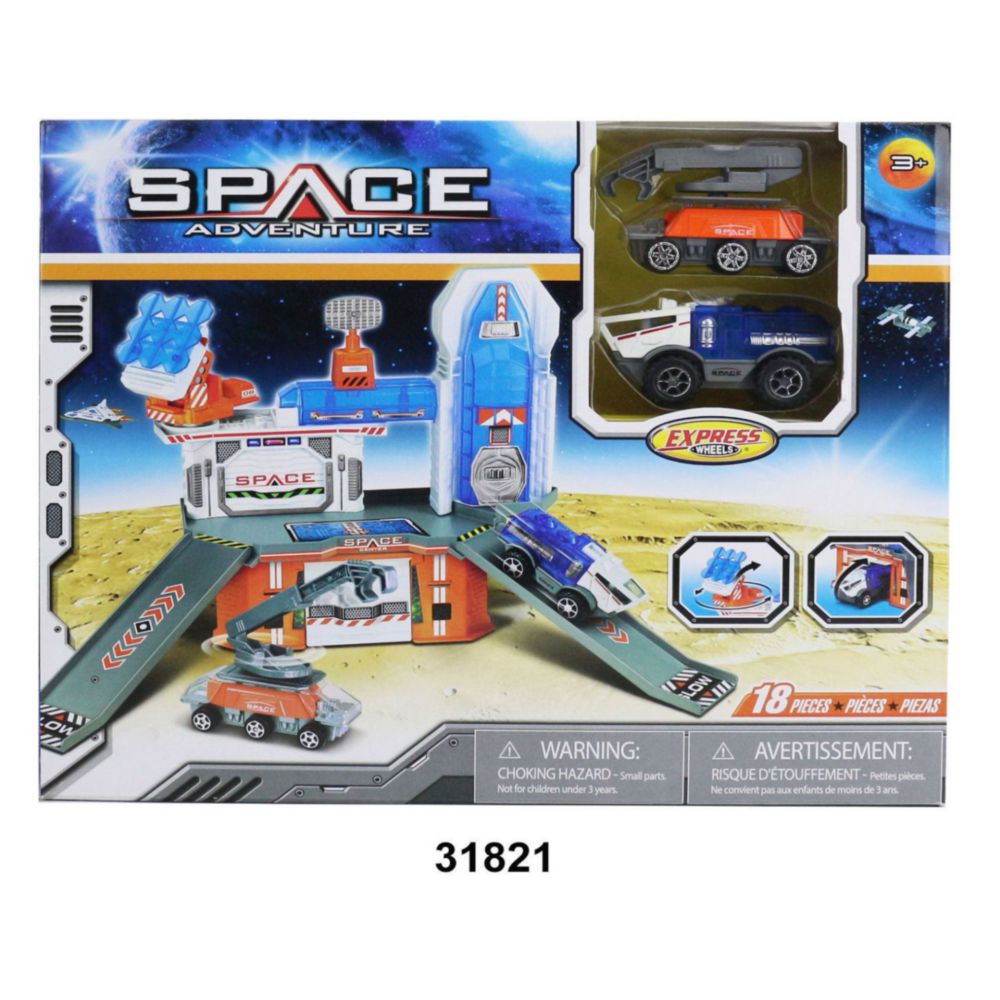 Set De Juego Express Wheels Aventura Espacial Con 18 Piezas | plazaVea ...