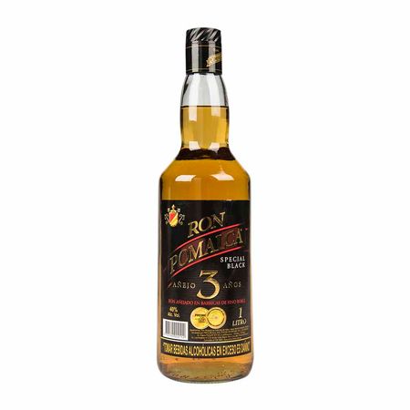 Ron POMALCA Especial Black Añejo 3 Años Botella 1L - Supermercado