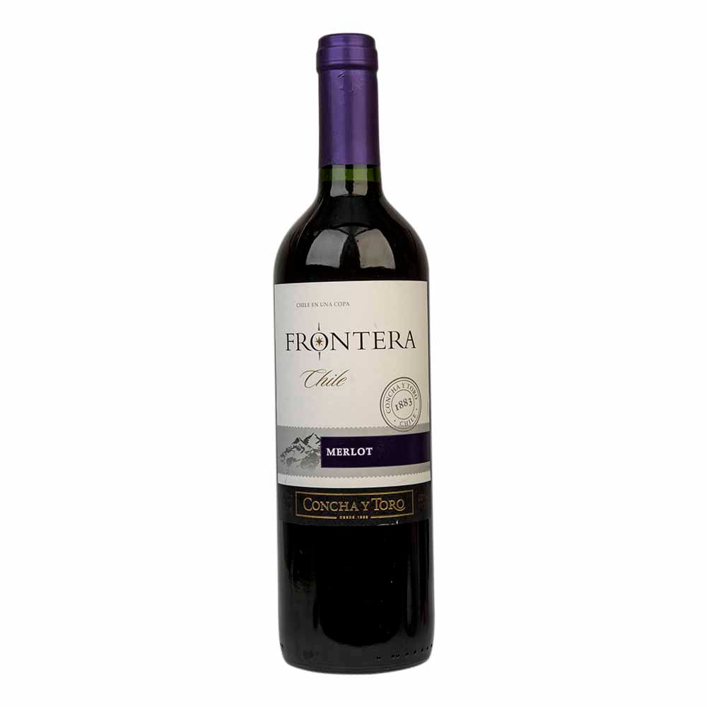 Vino FRONTERA Merlot Botella 750ml | plazaVea - Supermercado