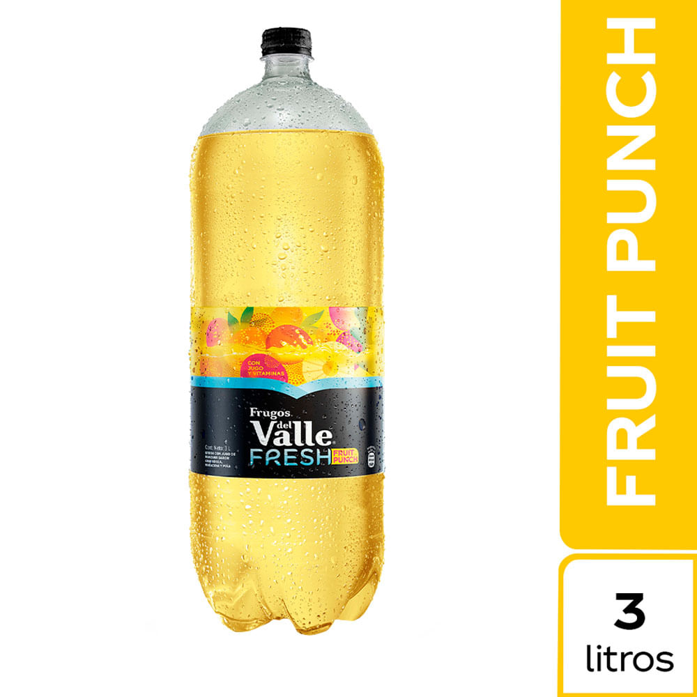 Bebida FRUGOS Fresh Fruit Punch de Manzana Botella 3L | plazaVea ...