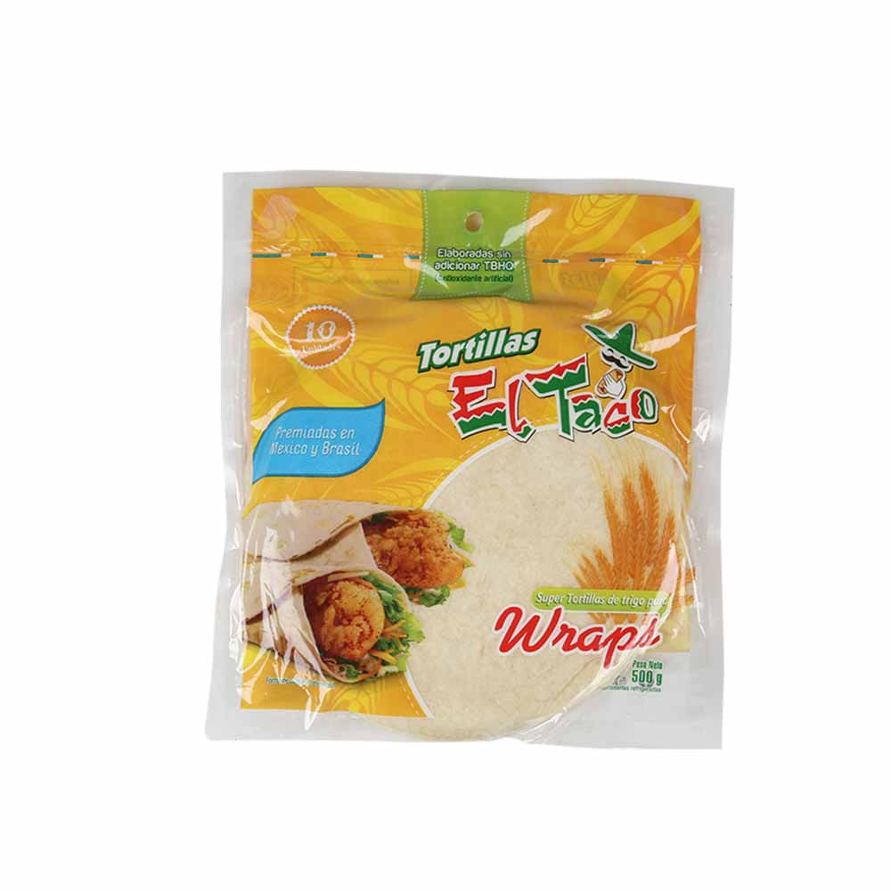 Tortillas de Súper Trigo EL TACO Bolsa 10un | plazaVea - Makro