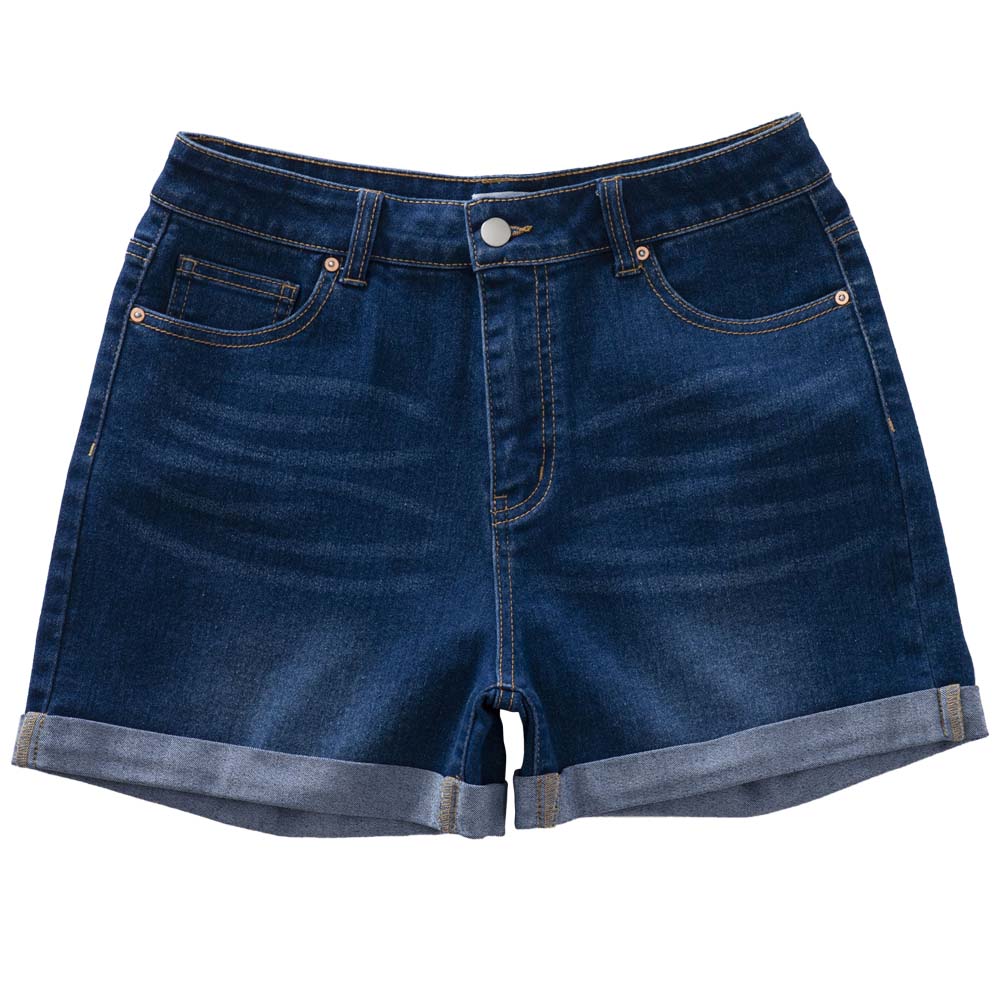 Short Doblado Básico SINGULAR Mujer Denim | plazaVea - Supermercado