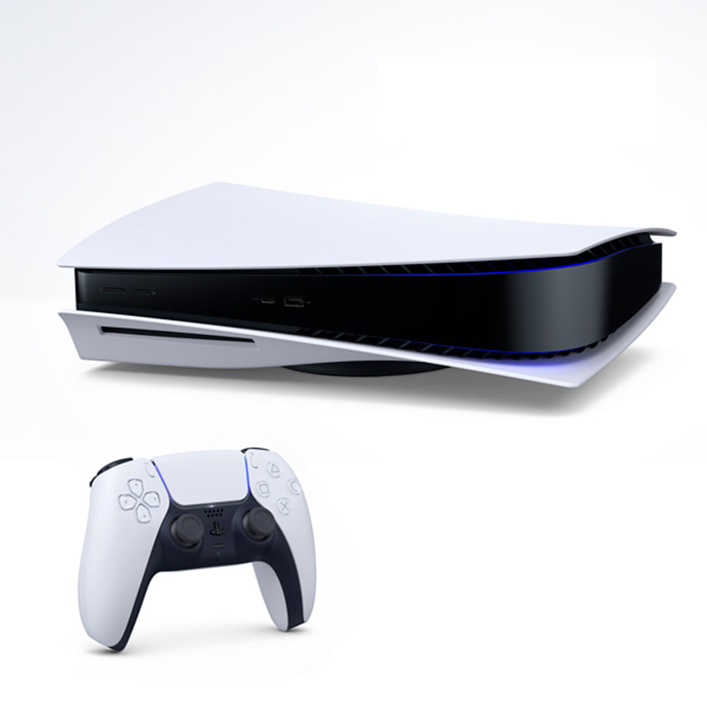 Consola Ps5 Con Lector De Discos Playstation 5 Hdr 8k Plazavea