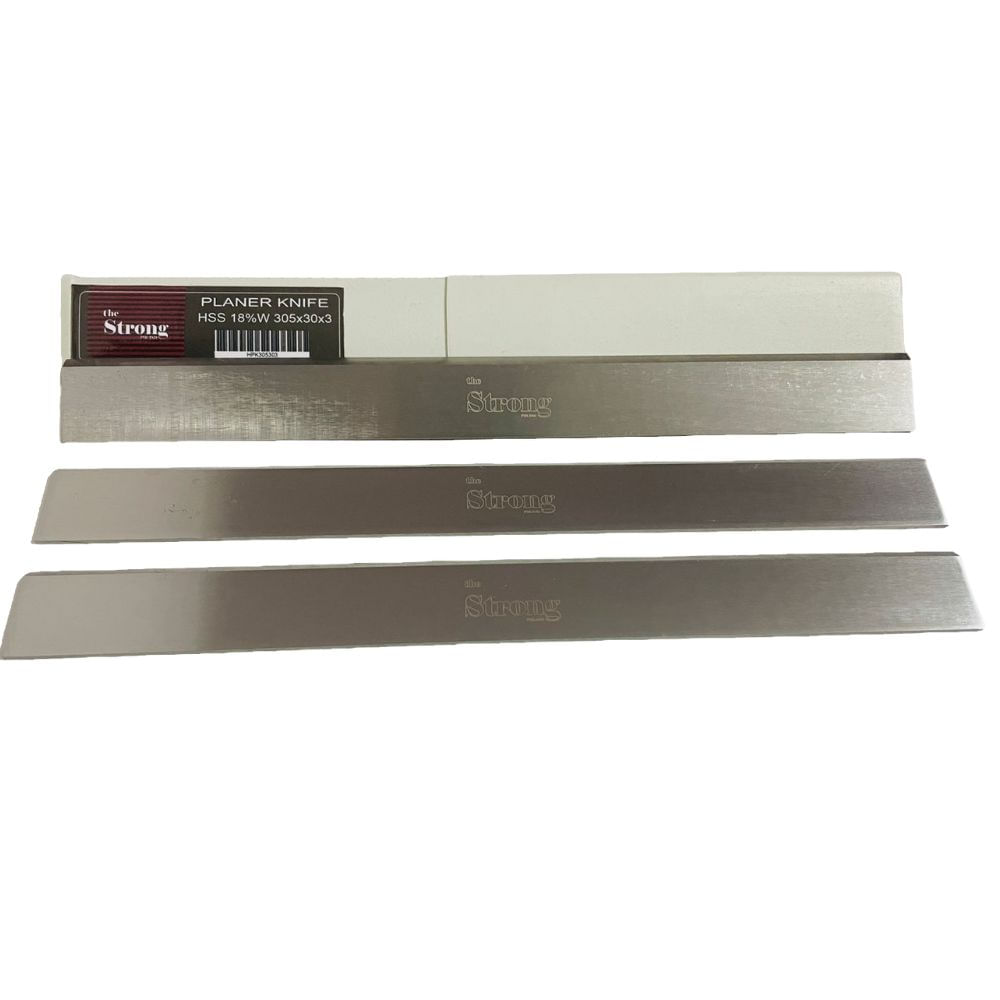 Juego de 3 Cuchillas Hss 18% W para Garlopa The Strong Poland 12 ...