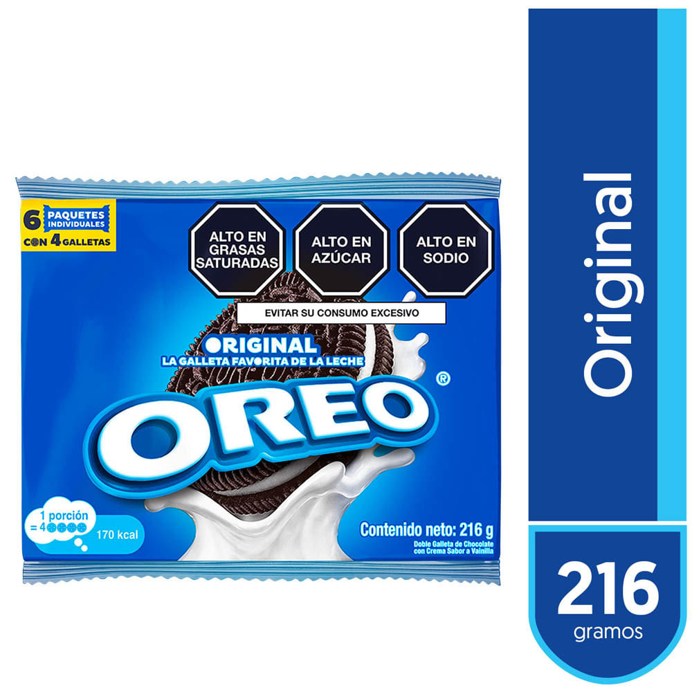 Galleta OREO Regular Paquete 6un | plazaVea - Supermercado