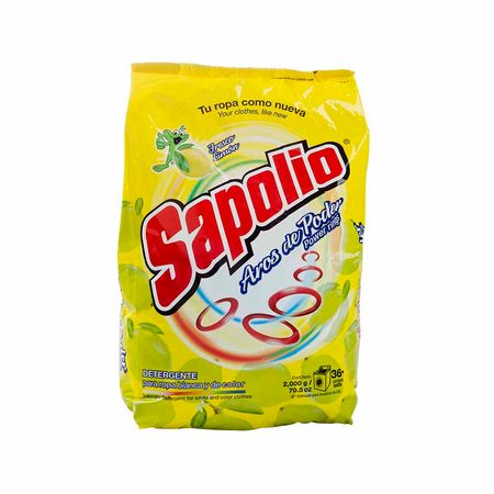 Detergente en Polvo SAPOLIO Limón Bolsa 2Kg - Supermercado