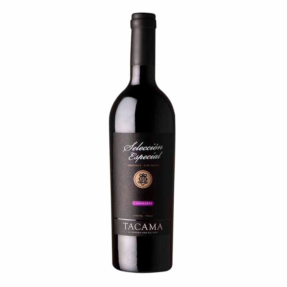 Vino TACAMA Selección Especial Carmenere Botella 750ml - Supermercado