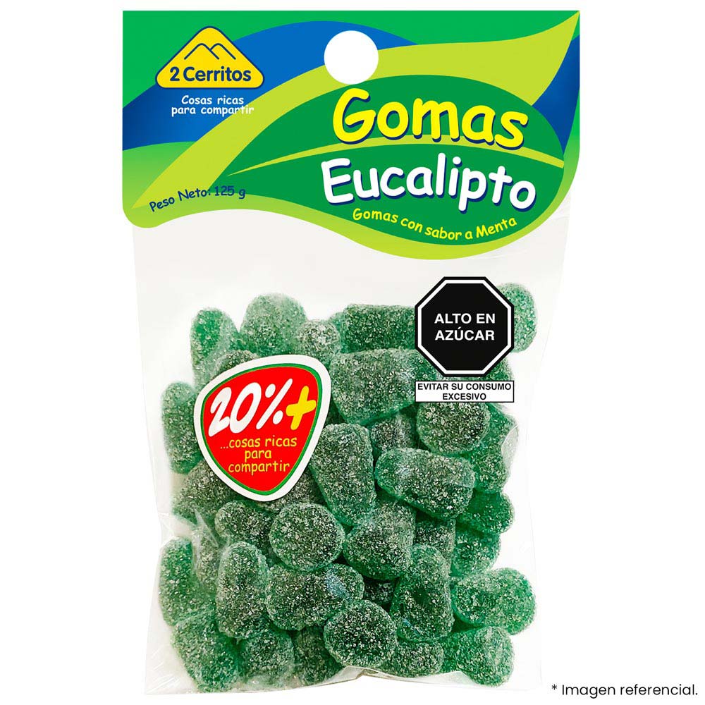 Gomas Dulces 2 CERRITOS sabor a Eucalipto Bolsa 125g | plazaVea ...