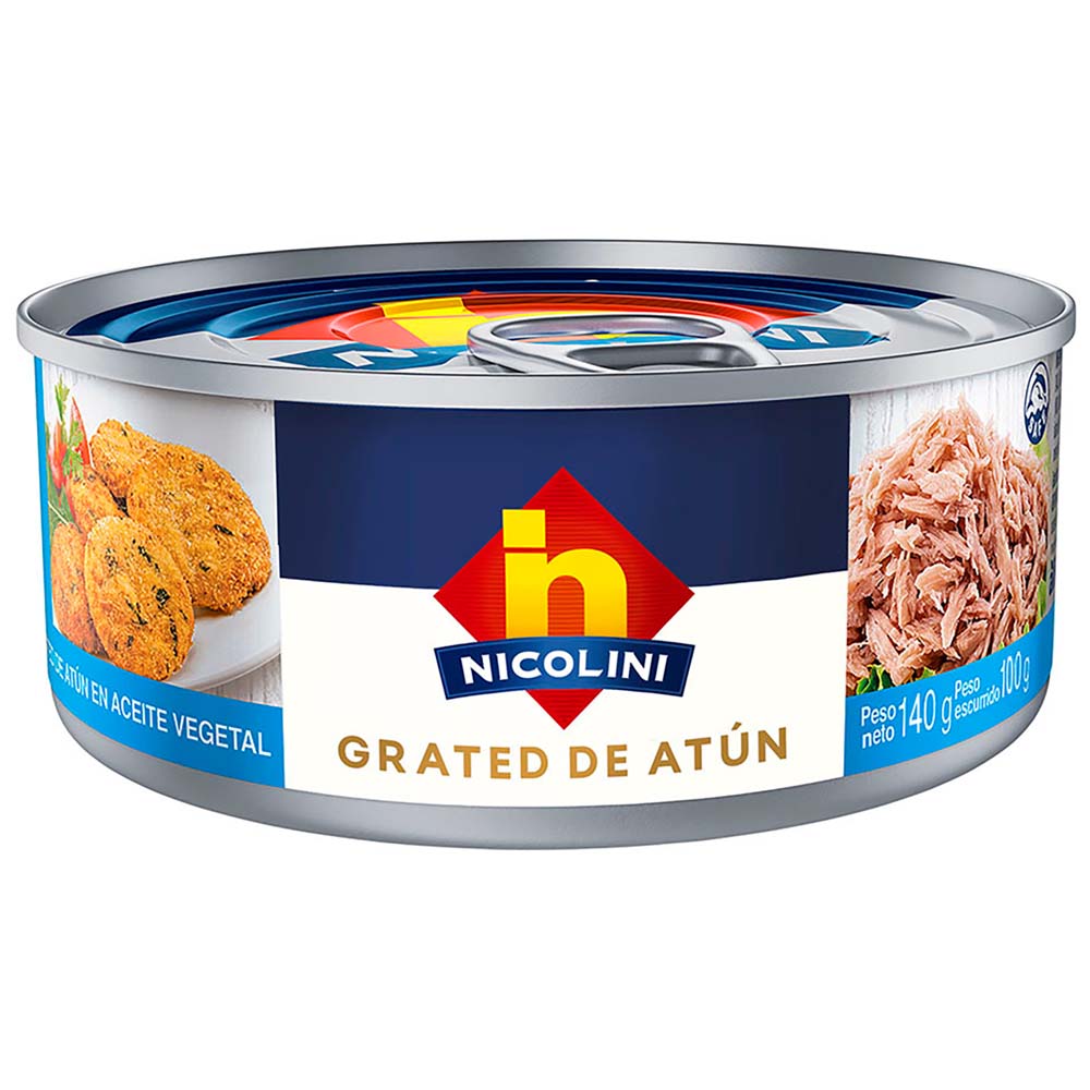 Grated de Atún NICOLINI Lata 140g | plazaVea - Supermercado